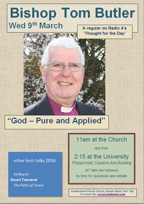 Bishop Tom Butler at Church – Huddersfield Parish Church